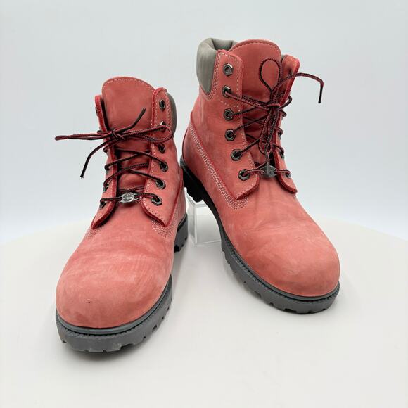 Timberland | Shoes | Timberland Light Red Leather Boots | Poshmark